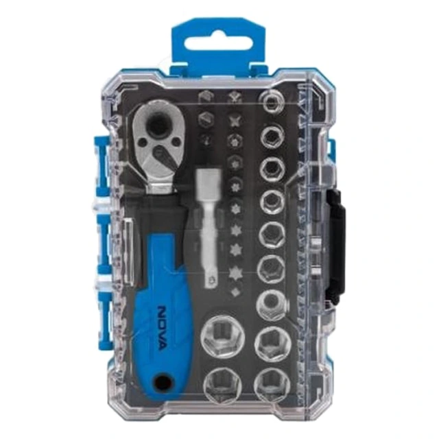 خرید ست بیت و بکس با دسته جغجغه 26 پارچه نووا مدل 1362 - قیمت 7 دی ...